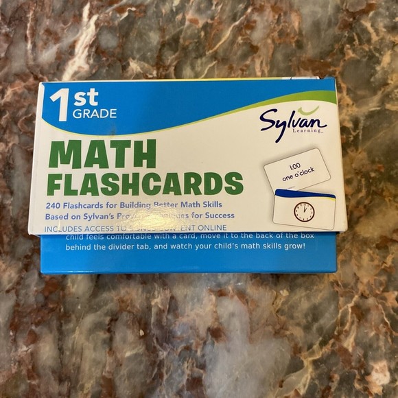Other | Sylvan 1st Grade Math Flashcards 24 For Building Better Math ...